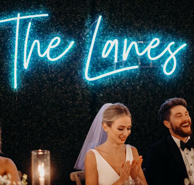 Custom Wedding Neon Sign