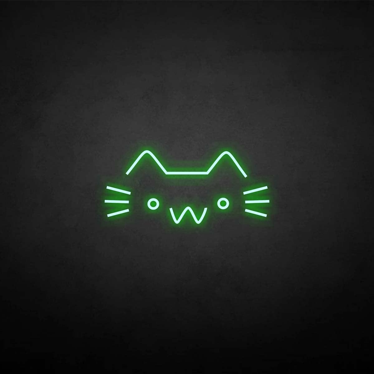 'cat' neon sign
